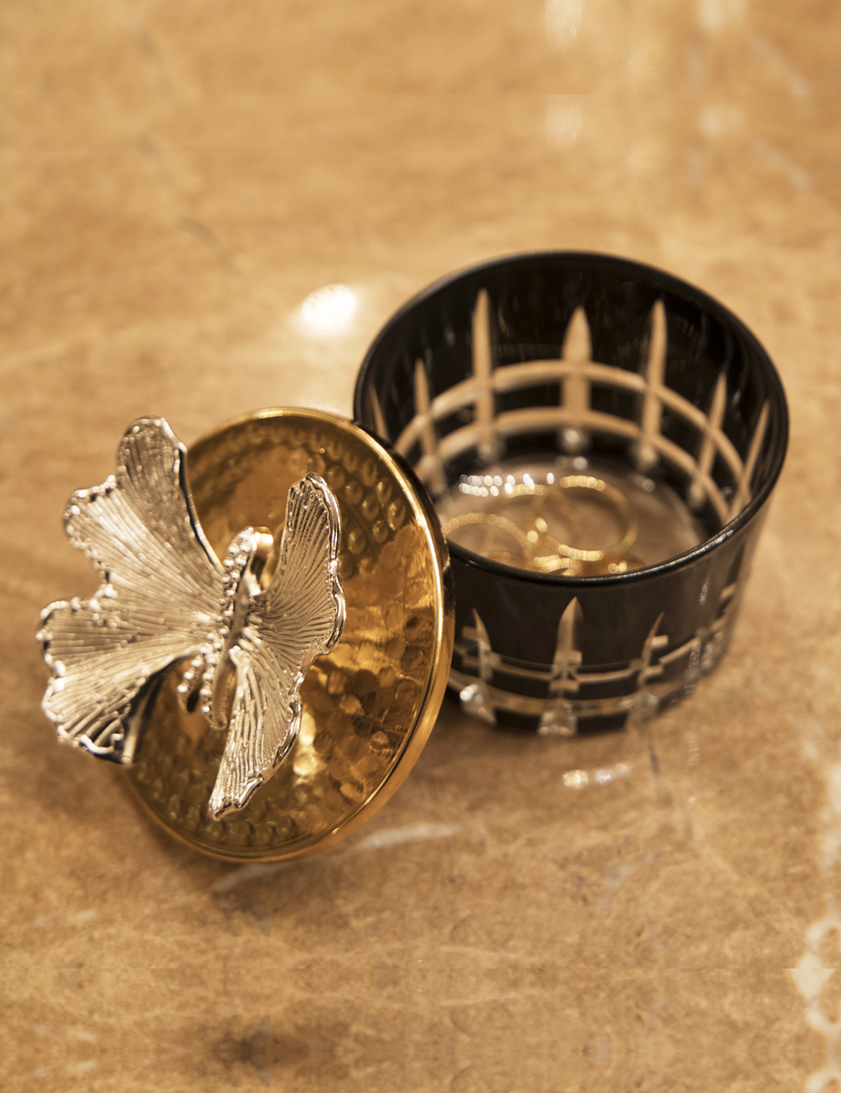 Butterfly Lid Black Jar - Large (without stand) – Bayswater Designs